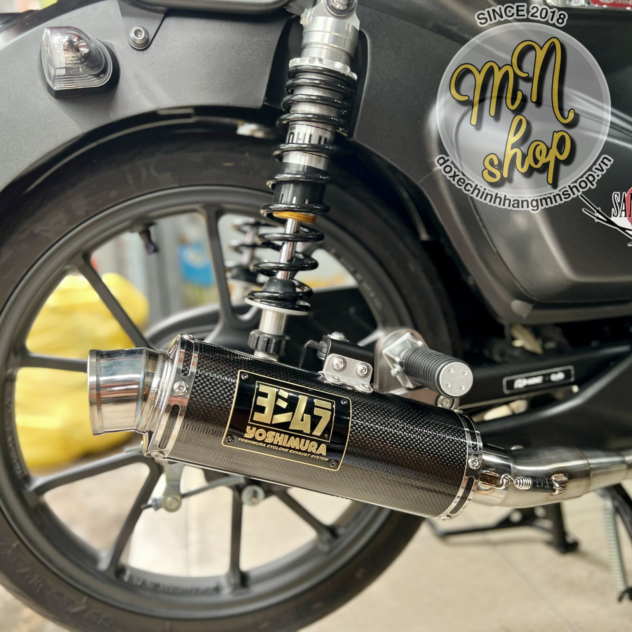 PÔ YOSHIMURA GP-MAGNUM CARBON CUB 125 - MN SHOP